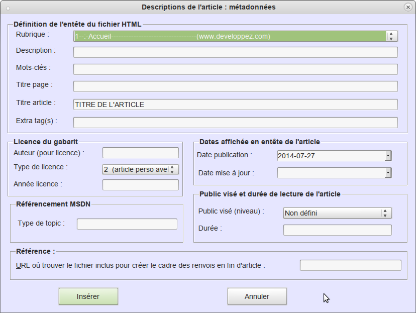 Rédiger et publier un tutoriel